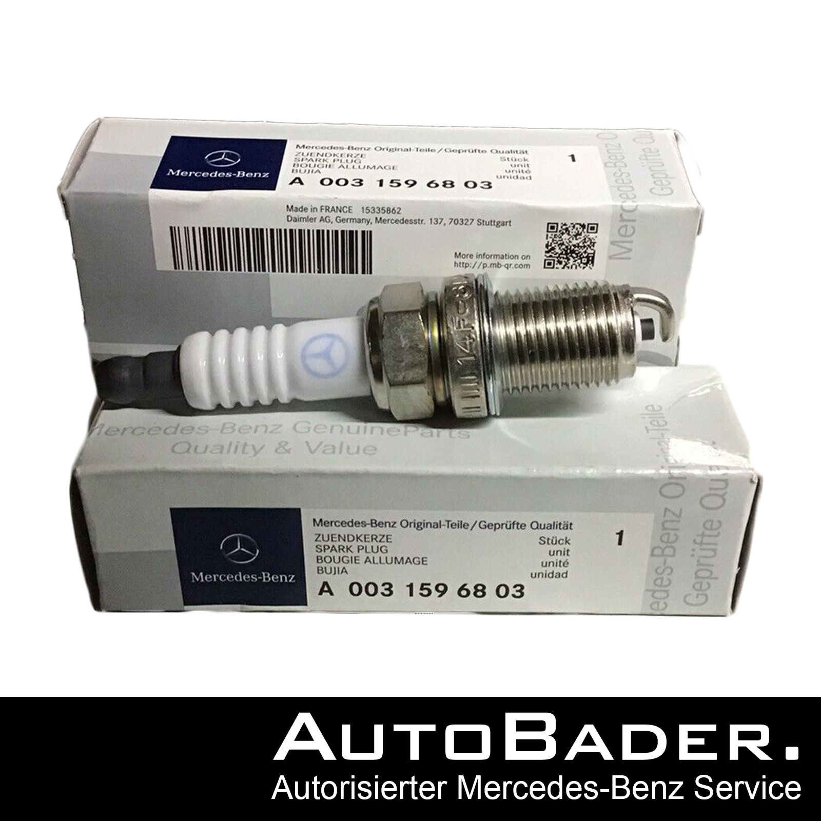 4x Original Mercedes Benz Zündkerze W202 W124 W210 für Motor M111 ...