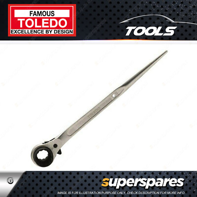 Toledo Dual Socket Metric Ratchet Podger - 30 x 32mm 1250g 450mm Length ...