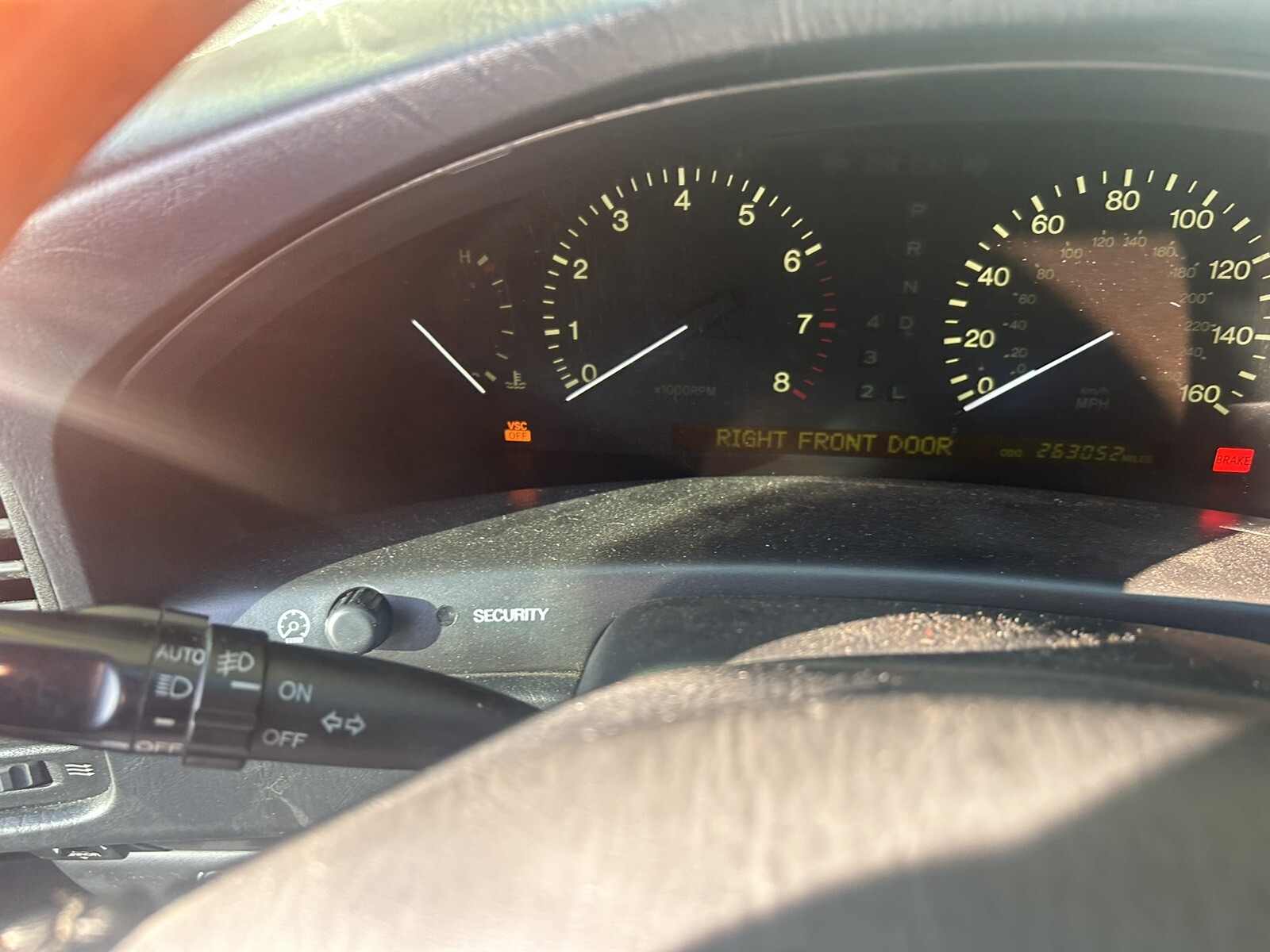 1998-2000 Lexus LS400 Instrument Speedometer Gauge Cluster 83800-50010 ...