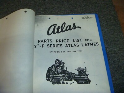 Lathe - Atlas Lathe Parts