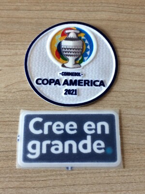 2x Patch Badge Copa America 2021 Tournoi International CONMEBOL vendeur ...