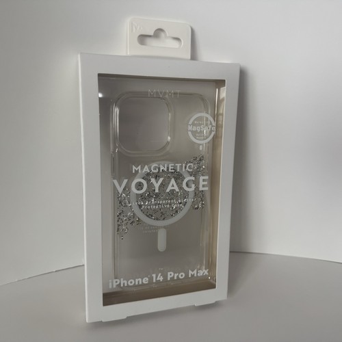 Mvmt Magnetic Voyage Silver Transparent Glitter iPhone 14 Pro Max Case ...