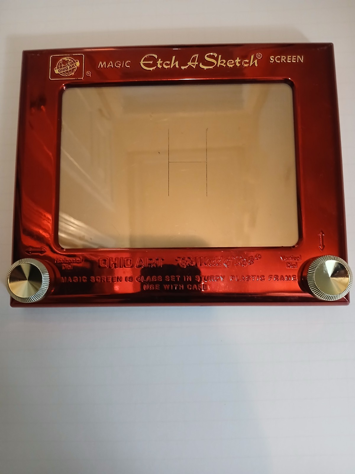 Original Ohio Art 505 Etch A Sketch Magic Screen Toy Red Working | eBay