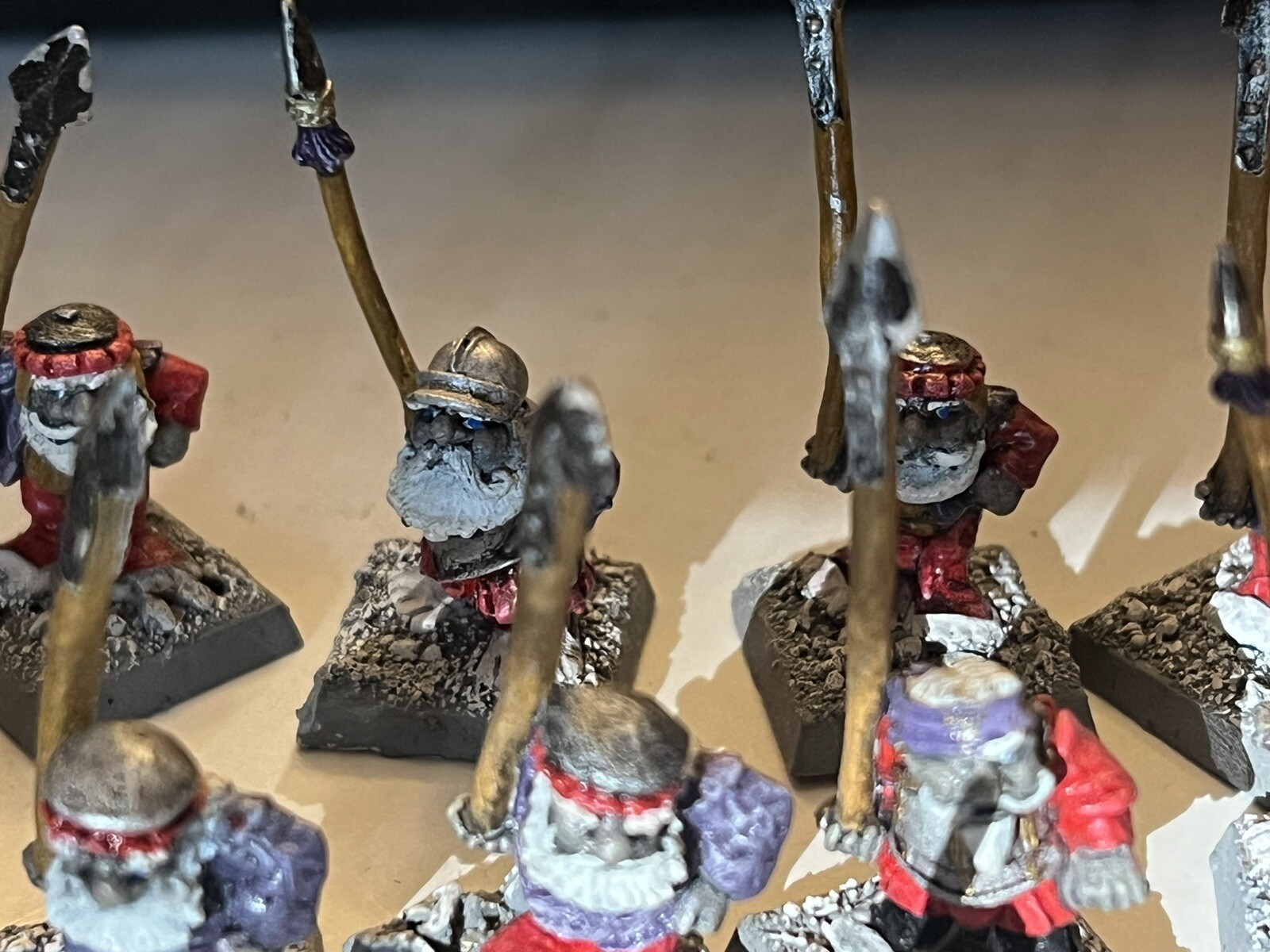 Marauder MB1 Dwarf Regiment X18 Oldhammer 80's Metal Warhammer Old World Painted | eBay