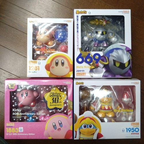 Nendoroid Kirby Meta Knight King Dedede Waddle Dee 4PCS SET Action ...