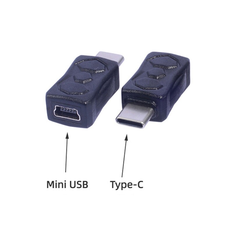 Mini USB Female to Type C Male Conversion Adapter 5V 2A Charging ...