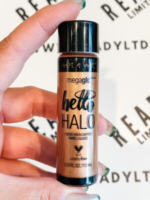 Wet N Wild Mega Glo Hello Halo Liquid Highlighter NEW Go With The Glow ...