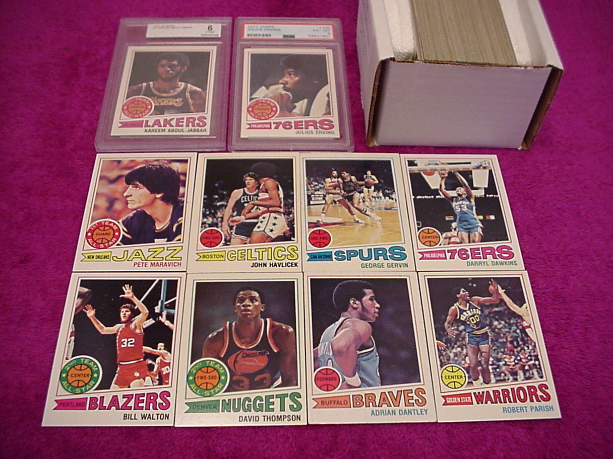 Topps 1977 BASKETBALL COMPLETE CARD SET NM | eBay