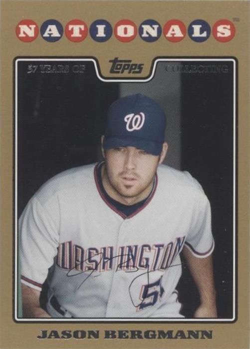 2008 Topps - Jason Bergmann #606 Gold Border /2008 for sale online | eBay