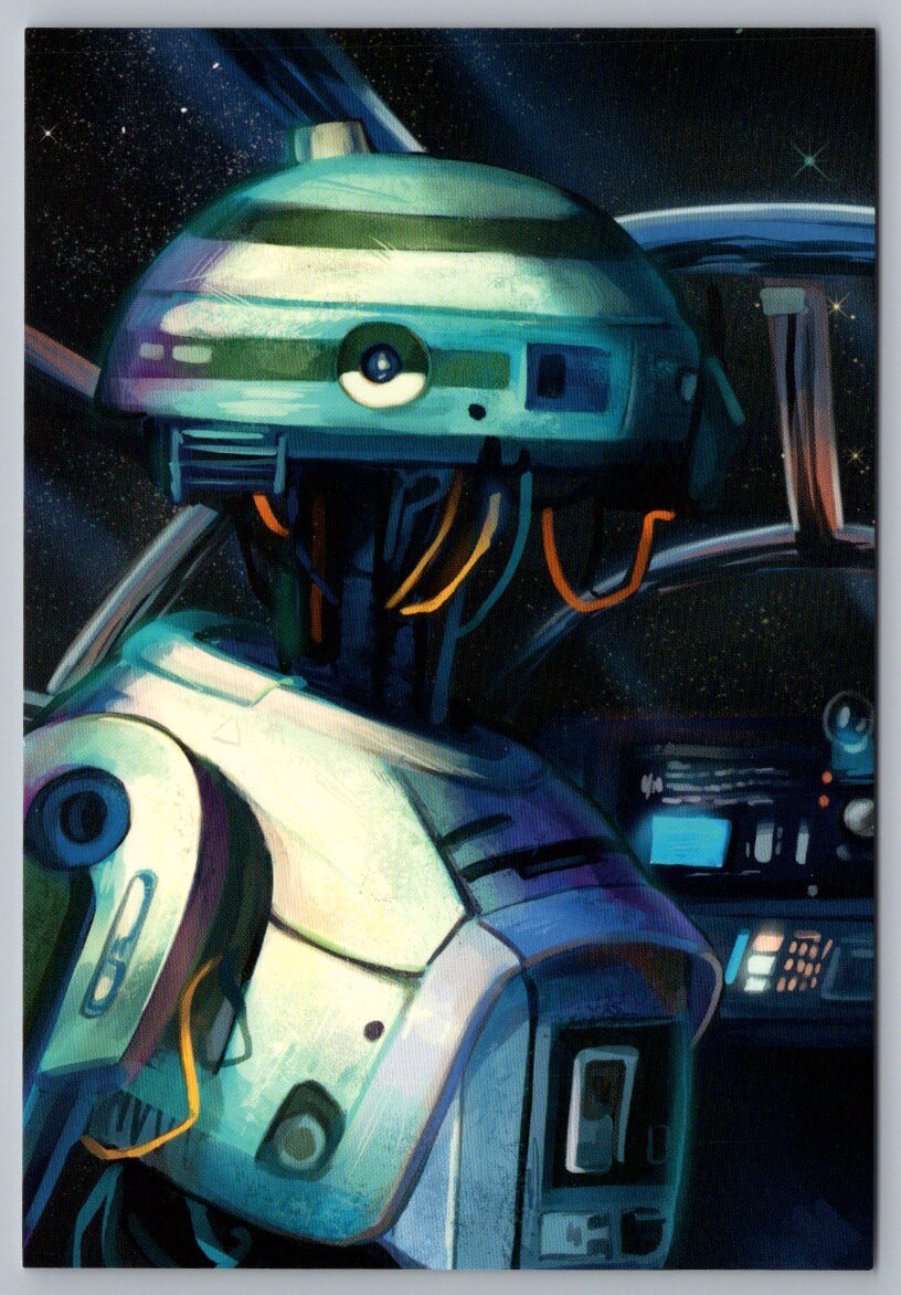 Postcard L3-37 Droid Star Wars Women of the Galaxy Artist Geneva Bowers ...