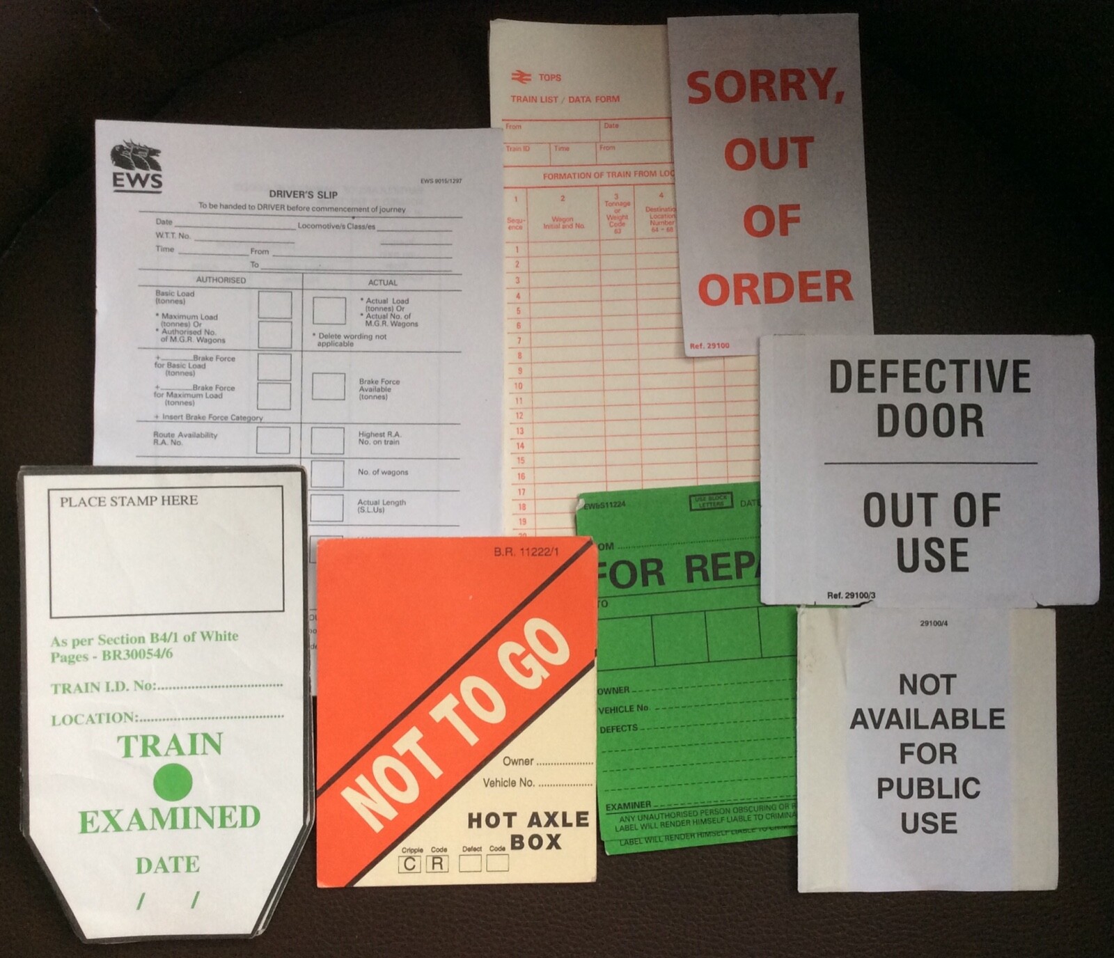 Collection of old railway paperwork , labels etc. | eBay