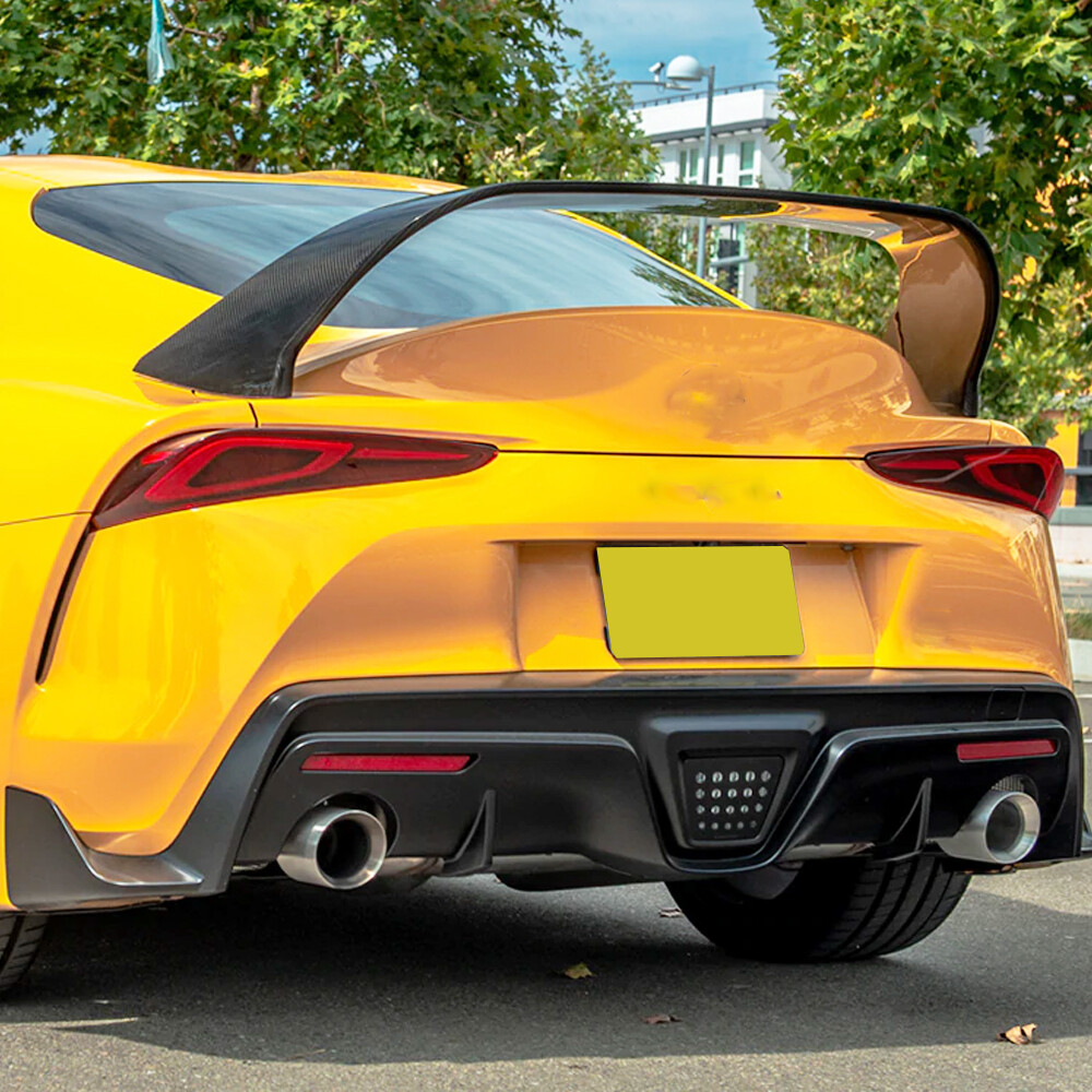 For 2022UP Toyota Supra GR A90 MK5 Real Carbon Fiber Rear Trunk Lid ...