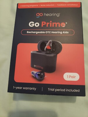 Go Prime Go Hearing Rechargeable OTC Hearing Aids | eBay
