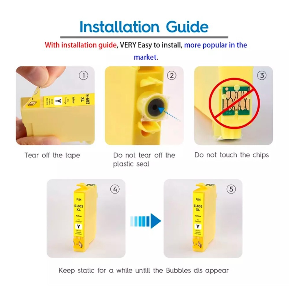 4x YYUDA NON-OEM 29 XL 29XL Ink Cartridge for Epson XP-235 XP-432 XP ...