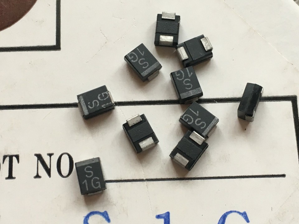 S1G Surface Mount Rectifier Diode 1A 400V SMB 50 PIECES Z3021 | eBay