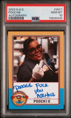 2023 GAS Trading Cards Poochie Signed Auto Autograph Inscription /100 ...