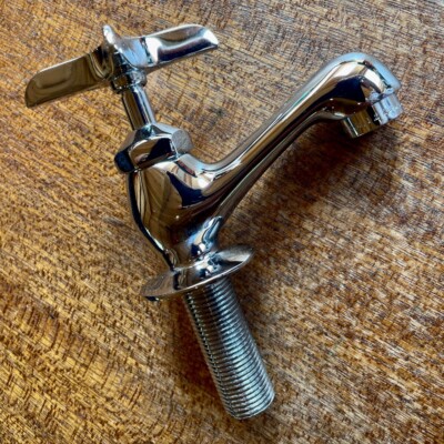 B&K Faucets Heavy Duty Basin Faucet with Aerator Polished Chrome Finish ...