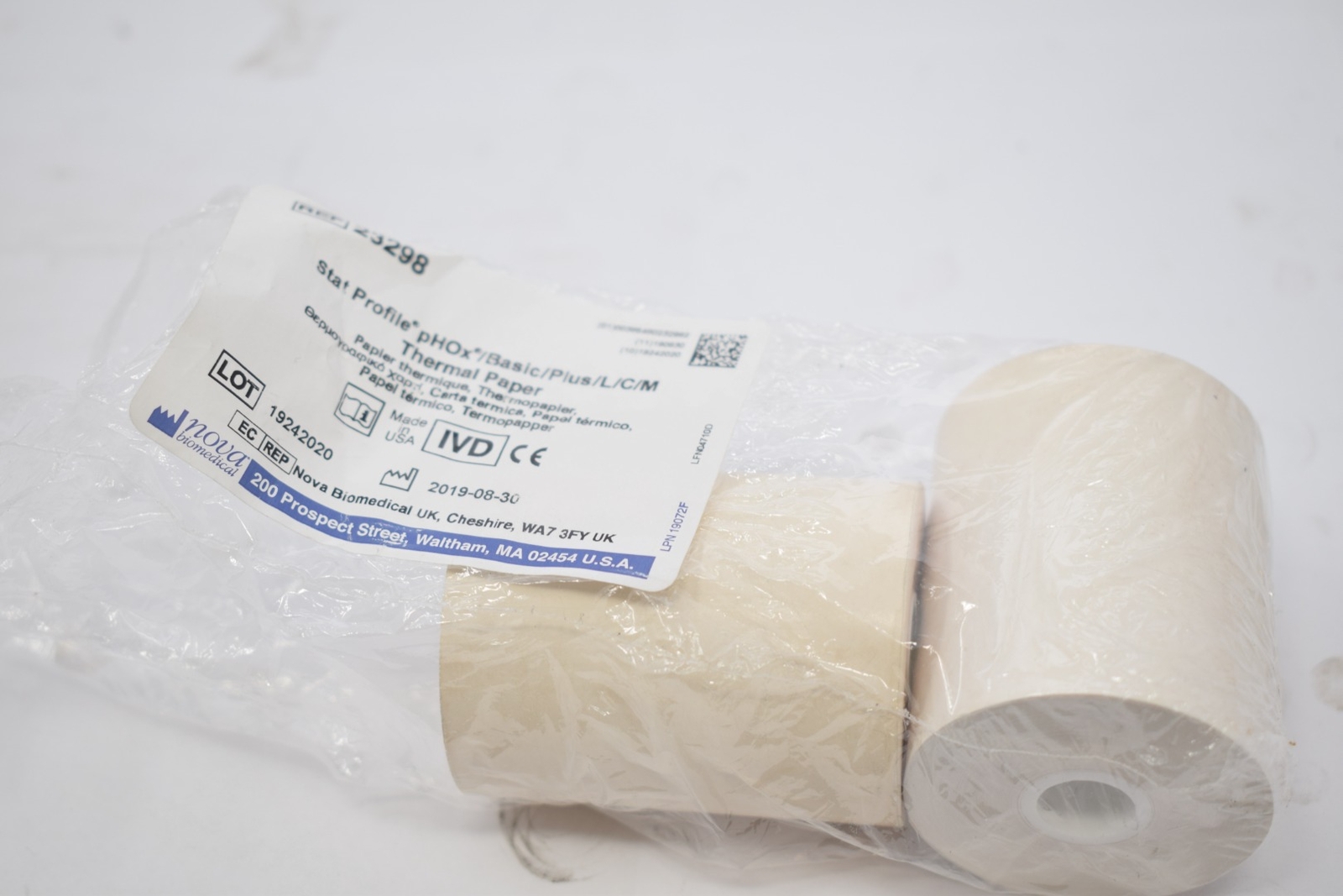 2 Rolls Nova Biomedical Stat Profile pHOx/Basic/Plus/L/C/M Thermal ...