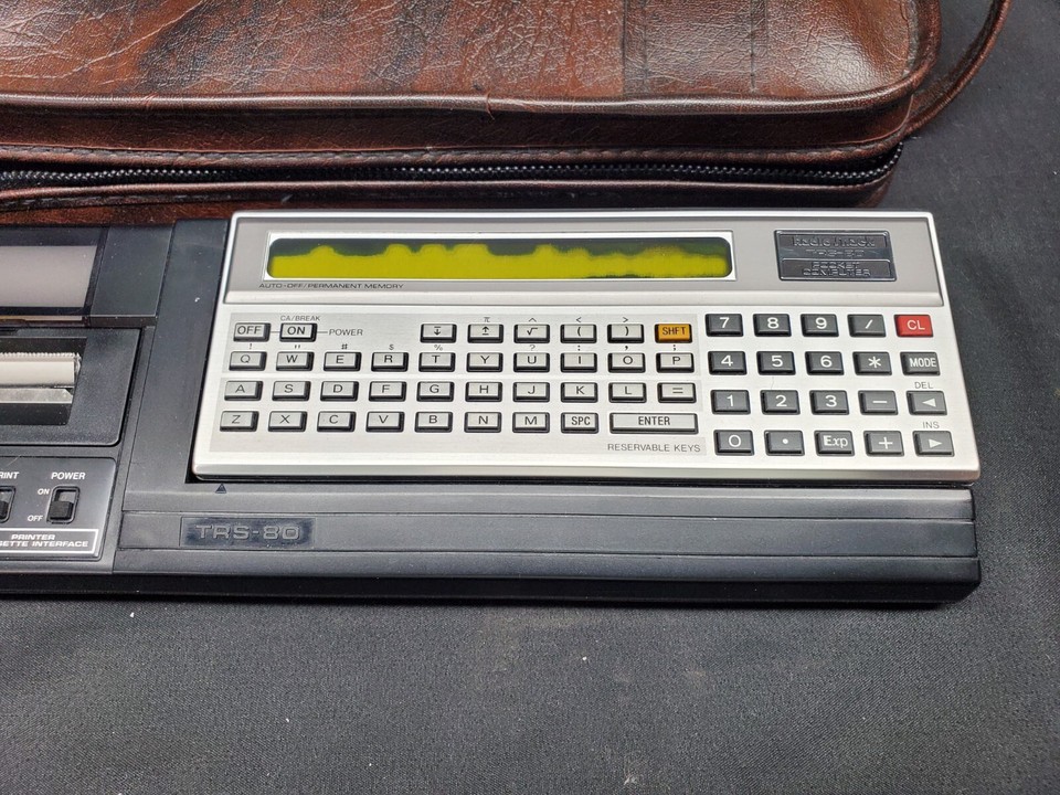 RadioShack TRS-80 Pocket Computer With Original Case, For Parts or ...