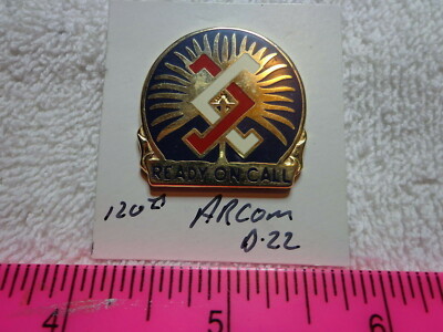 120th Army Reserve Command D-22 Unit Crest, DI (DRAW#H16) | eBay