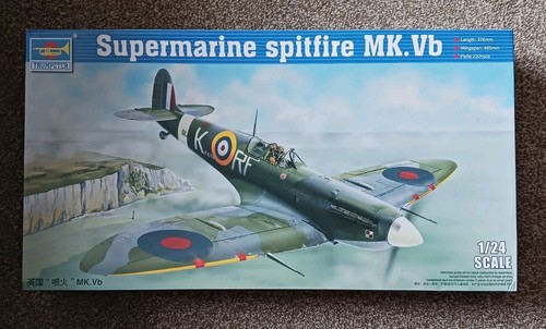 Trumpeter 1:24 Scale Supermarine Spitfire MK.VB Model Kit. | eBay UK