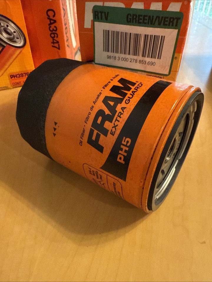 FRAM Extra Guard Oil Filter, PH5, 10K Miles, Oil Filter Fits Select ...