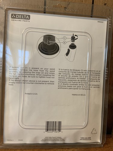Delta RP80522 Genuine Parts Hose Assembly Brand New Condition Unopened ...
