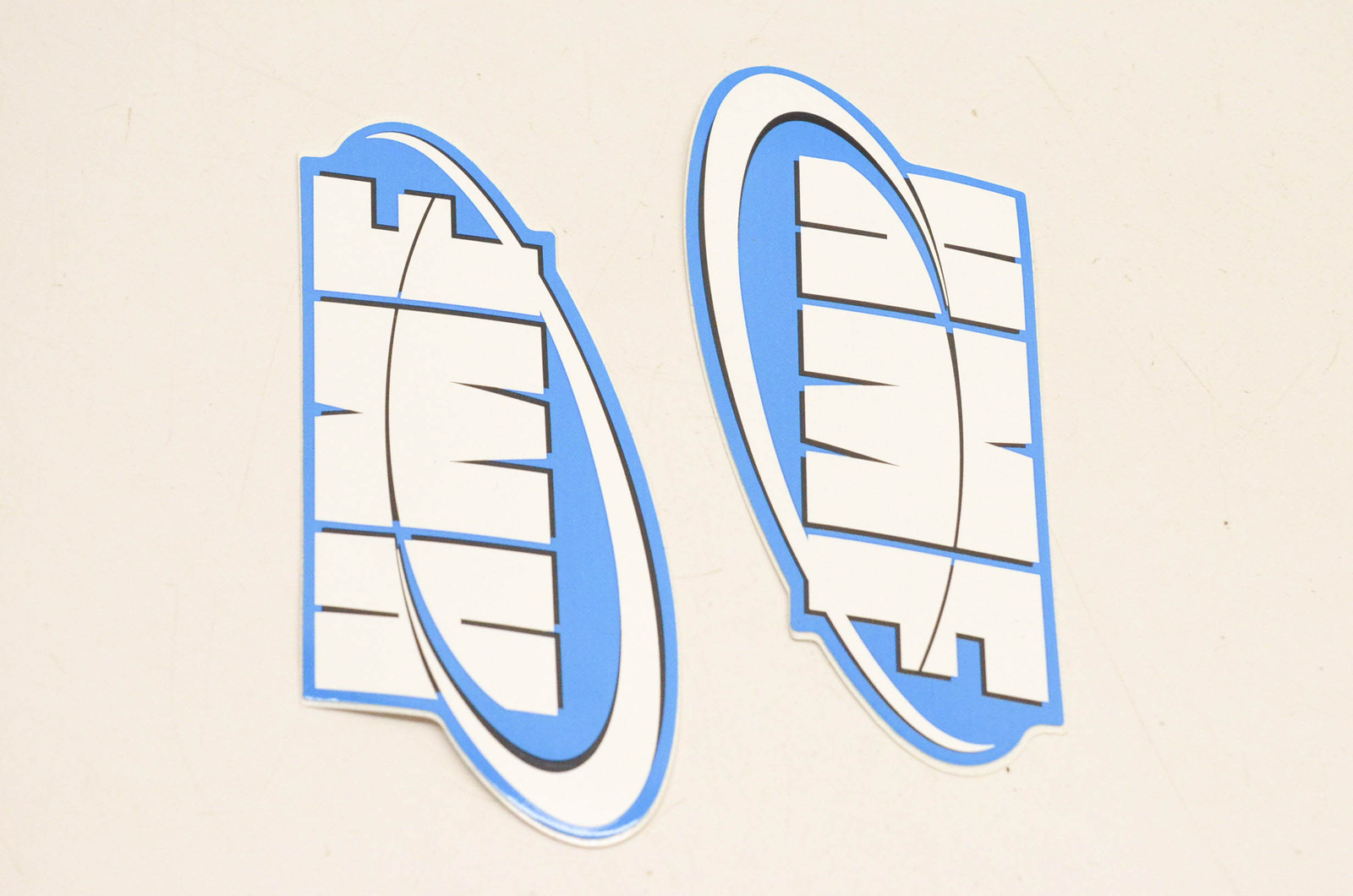 HMF Blue Logo Decal 5"x2". Qty 2 NOS | eBay