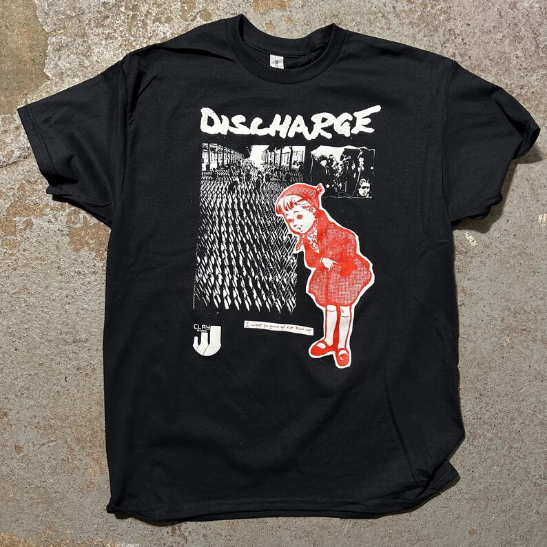 Discharge Hardcore Crust Punk T Shirt Band Vintage Dystopia Disclose ...