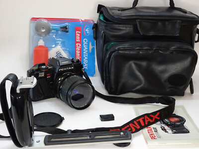 PENTAX PROGRAM PLUS 35mm SLR Film Camera- Black w/ MACRO ZOOM 35-70mm 1:4 LENS* | eBay