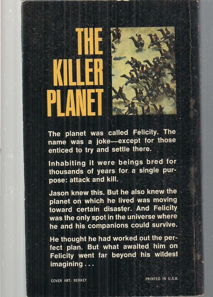 Deathworld 3 ~ Dell 1849 May 1968 Harry Harrison Cover Berkey | eBay