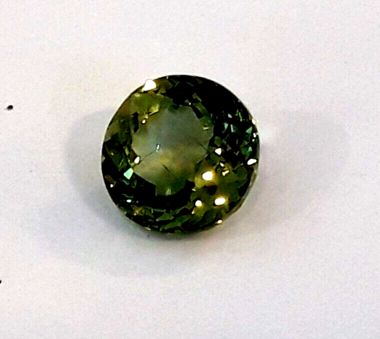2.29 Cts Wonderful Quality Natural Rare Apatite Green Color Round Shape ...