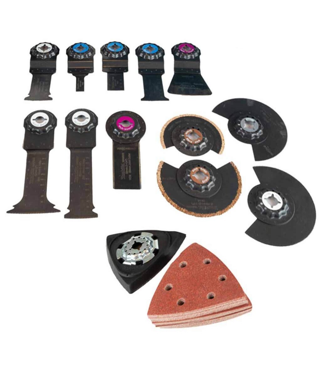 Makita Starlock Multi Tool 44 Piece Set Plunge Segment Blade Sanding ...