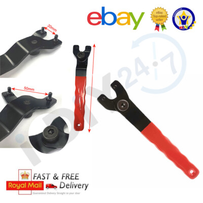Rolson Adjustable Angle Grinder Key Pin Wrench Spanner 20-50mm | eBay