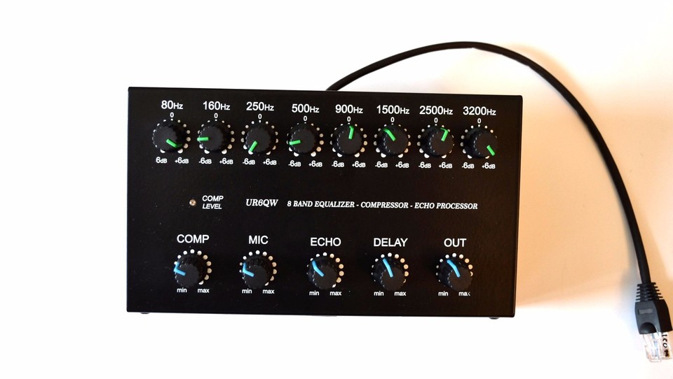 8 Band Sound Equalizer Compressor Echo to XIEGU G90 X6100 X6200 X5105 ...