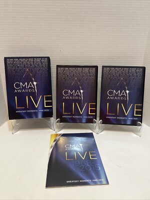CMA Awards Live: Greatest Moments: 1968-2015 10 DVD Set Clean w/Book ...