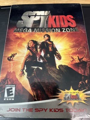 New Vintage 2002 Disney Spy Kids Mega Mission Zone CD ROM SEALED GAME ...