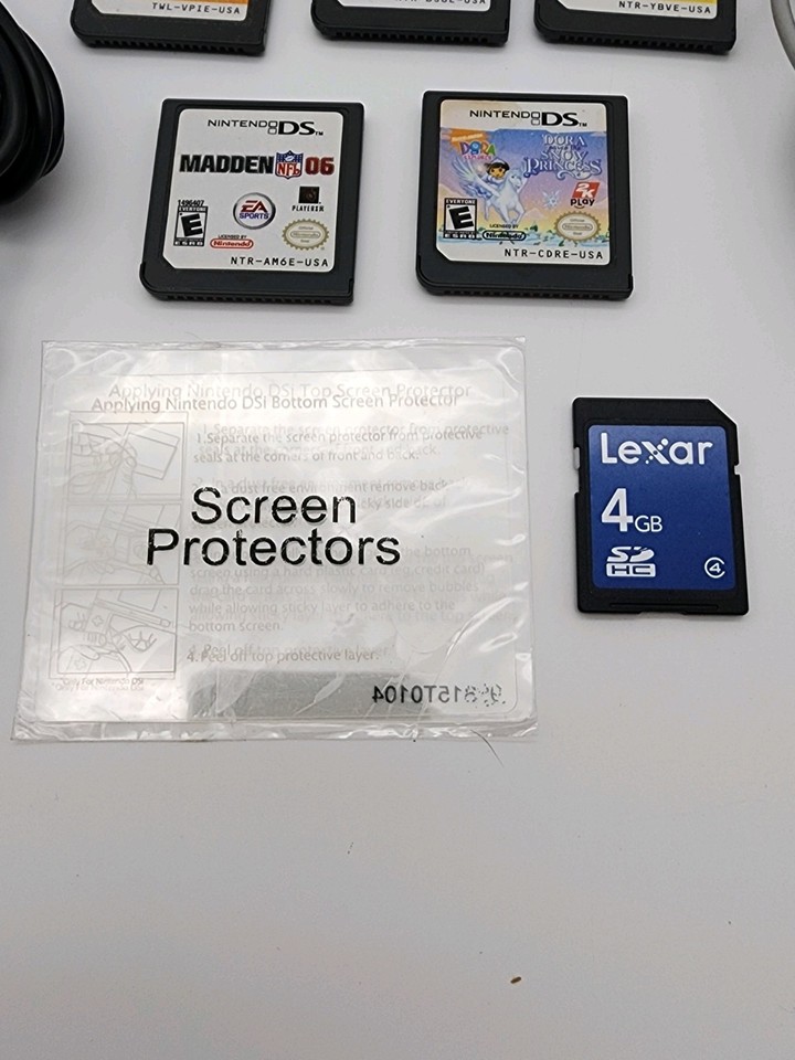 Nintendo 2DS Game Console FTR-001 Crimson Red + 5 Games, Chargers, and ...