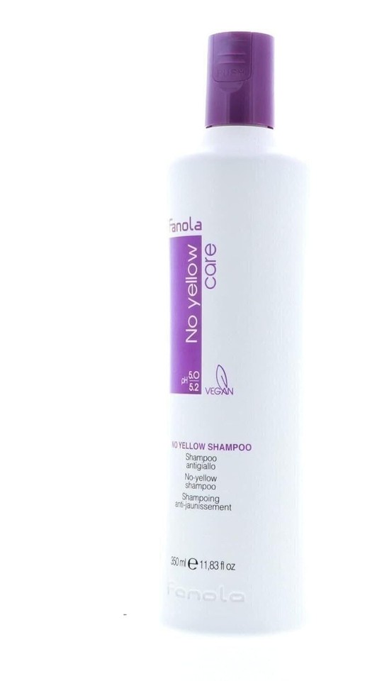 Fanola No Yellow Shampoo 11.8 oz - Color Depositing Purple Shampoo for ...