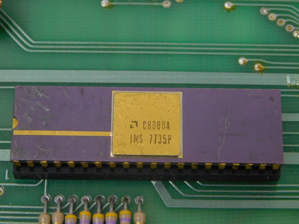 Imsai MPU-A Vintage 1976 S-100 Ceramic C8080A CPU Computer Board | eBay