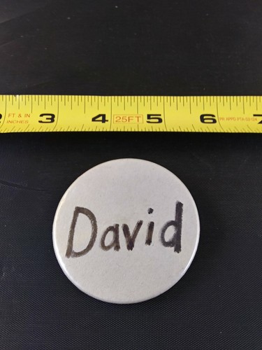 Vintage Handmade DAVID Pin Button Pinback **EE-55 | eBay