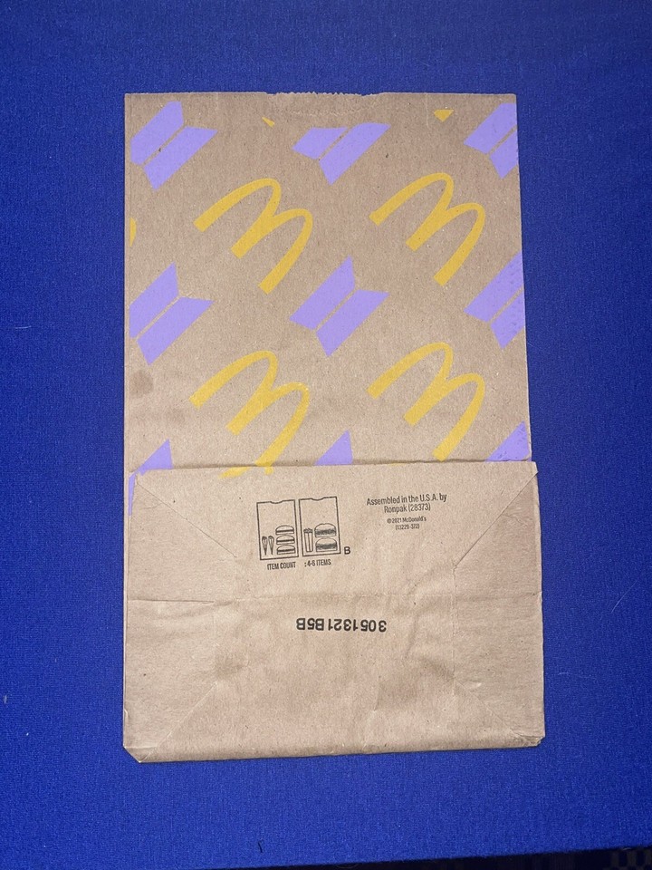 BTS McDonald's Bag New No Stains Limited Edition KPOP | eBay