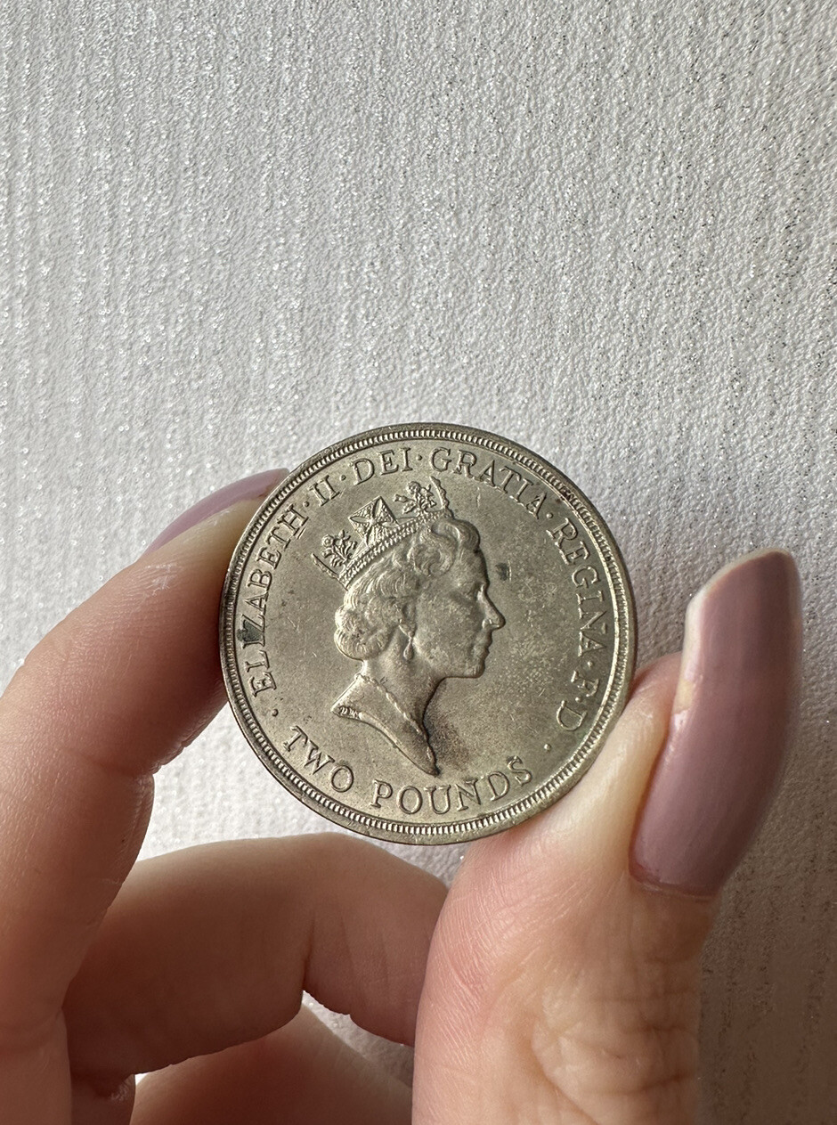 Super Rare 1986 £2 Commonwealth Games Old Two Pound Coin Scotland ...