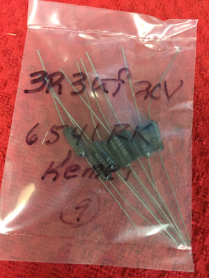 3R3UF 20v kemet CAP TANT 3R3 UF 20V BLACK BULLET CAPACITORS 6541RK 9 PC ...