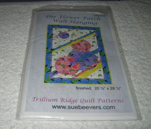 Trillium Ridge Quilt Patterns - The Flower Patch Wall Hanging - New | eBay