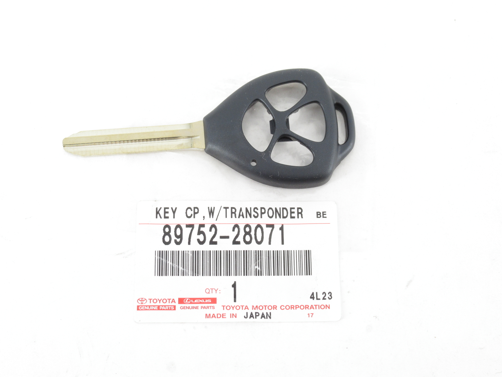 Genuine OEM Toyota 89752-28071 Key Blank Case 07-11 Camry 09-11 Corolla ...