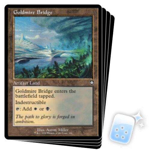 GOLDMIRE BRIDGE X4 The Brothers' War: Commander Magic MTG MINT CARD | eBay
