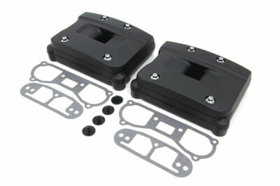 Black Rocker Box Cover Set for Harley Davidson by V-Twin | eBay