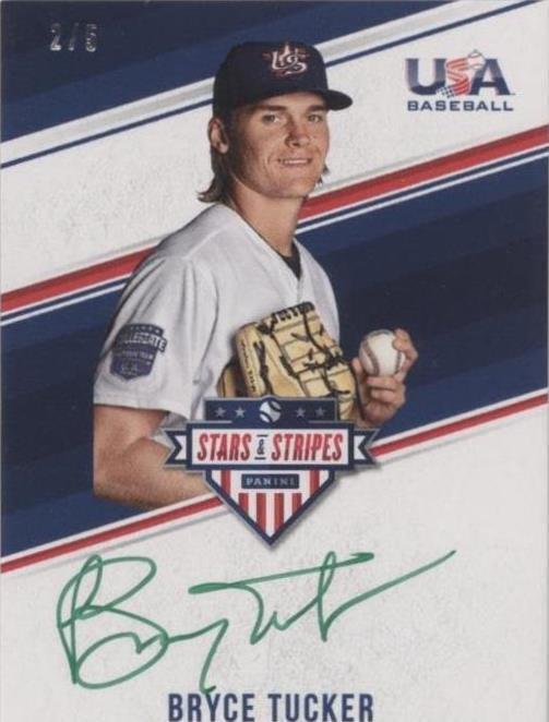 2018 Panini USA Baseball Stars & Stripes - Cnt Signatures Bryce Tucker ...