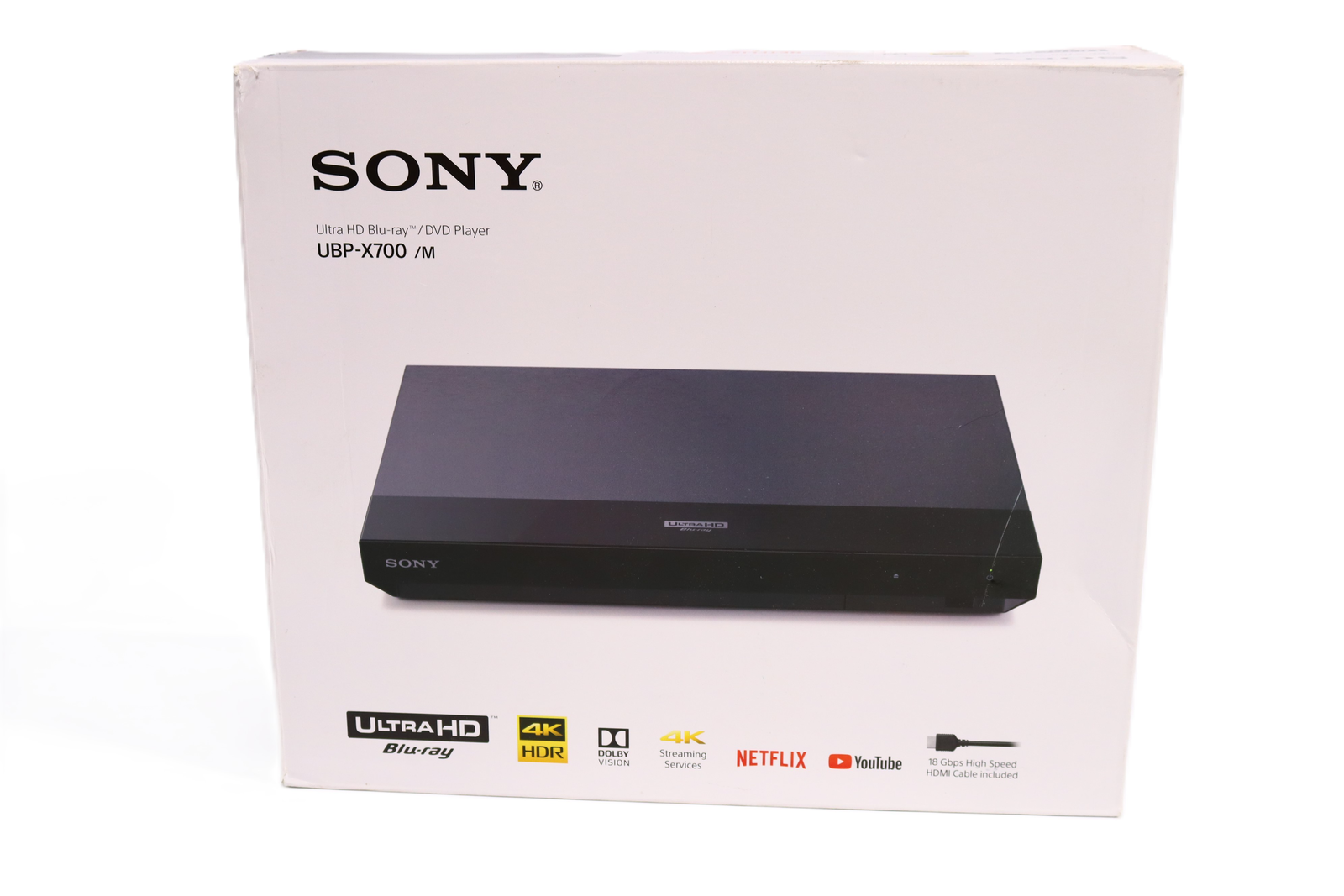 Sony - UBP-X700/M Streaming 4K Ultra HD Blu-ray player with HDMI cable ...